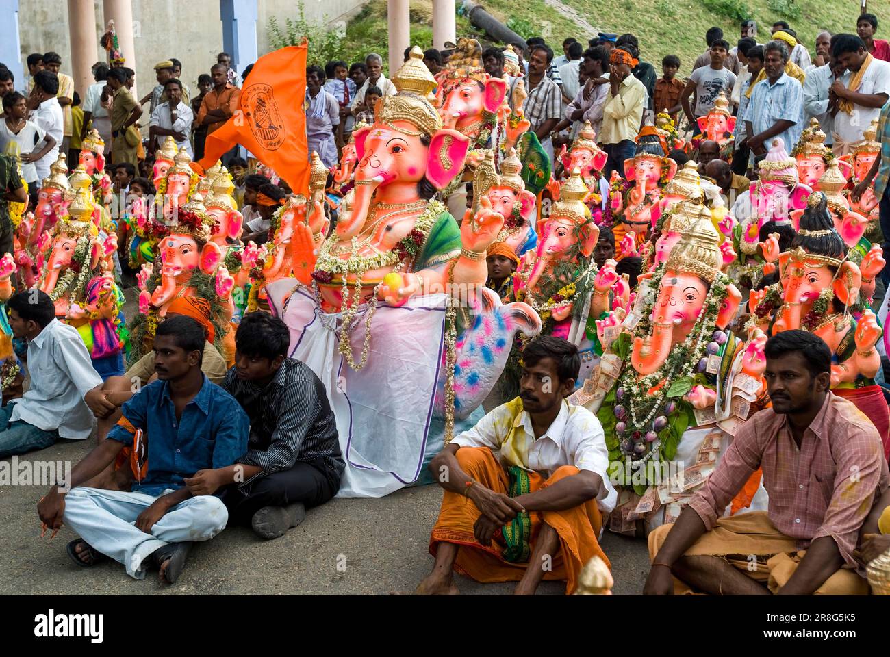 Ganesh ganpati festival at Dharapuram near Erode, Tamil Nadu, South ...