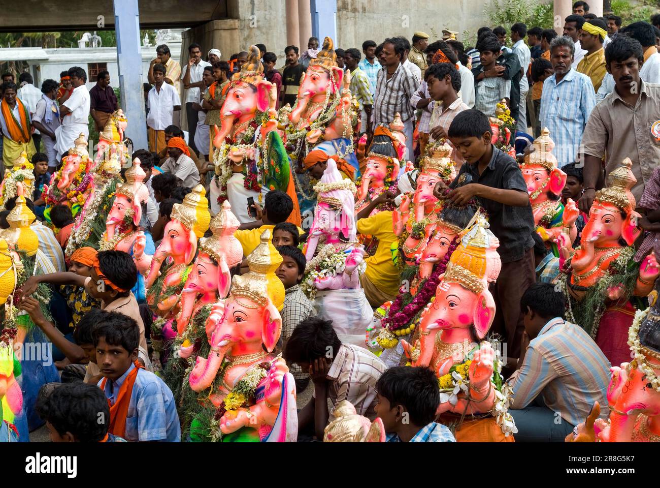 Ganesh ganpati festival at Dharapuram near Erode, Tamil Nadu, South ...
