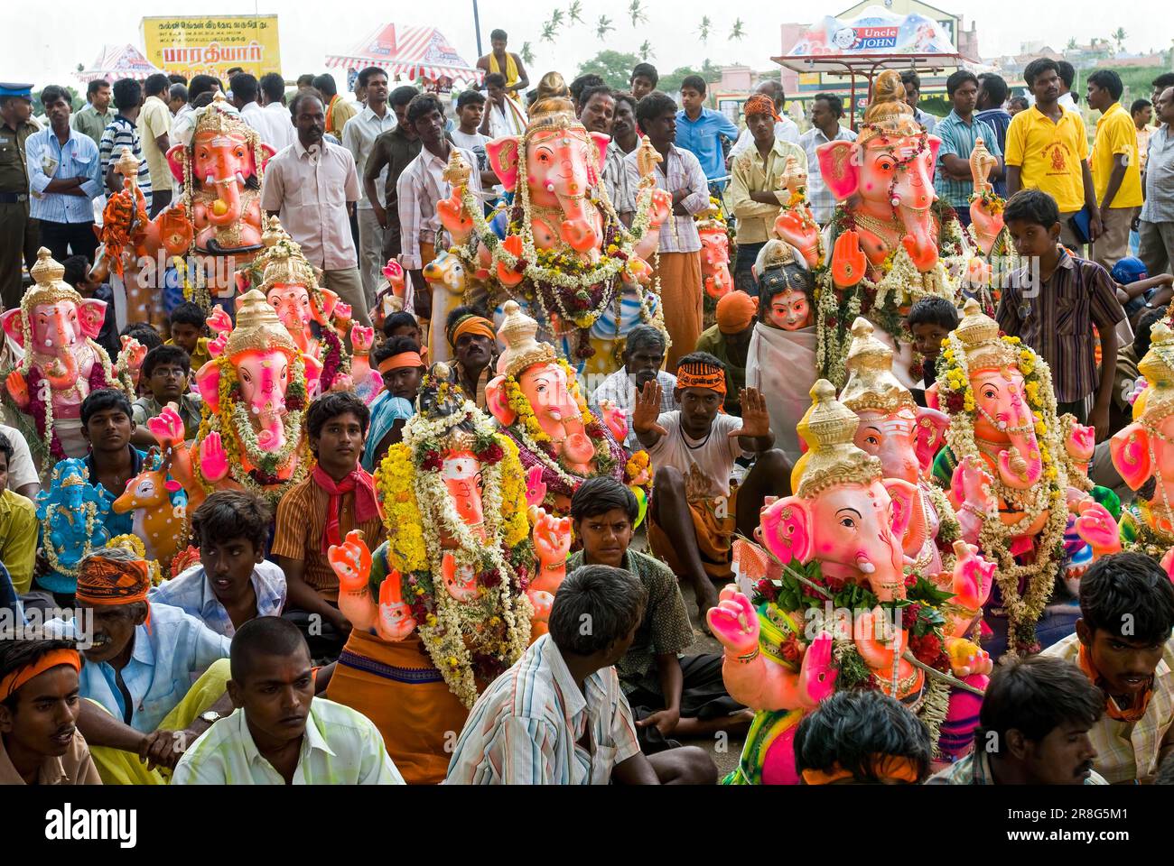 Ganesh ganpati festival at Dharapuram near Erode, Tamil Nadu, South ...