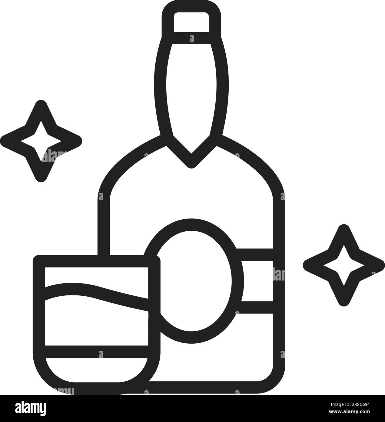 Whiskey Icon Image Stock Vector Image & Art - Alamy