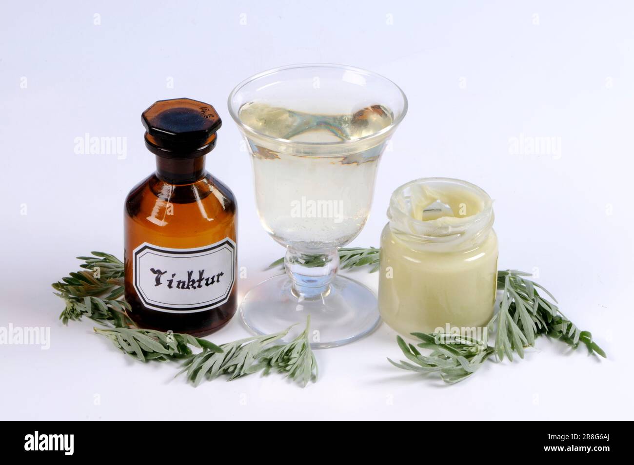 Absinthium ointment (Artemisia absinthium) and wormwood tincture ...