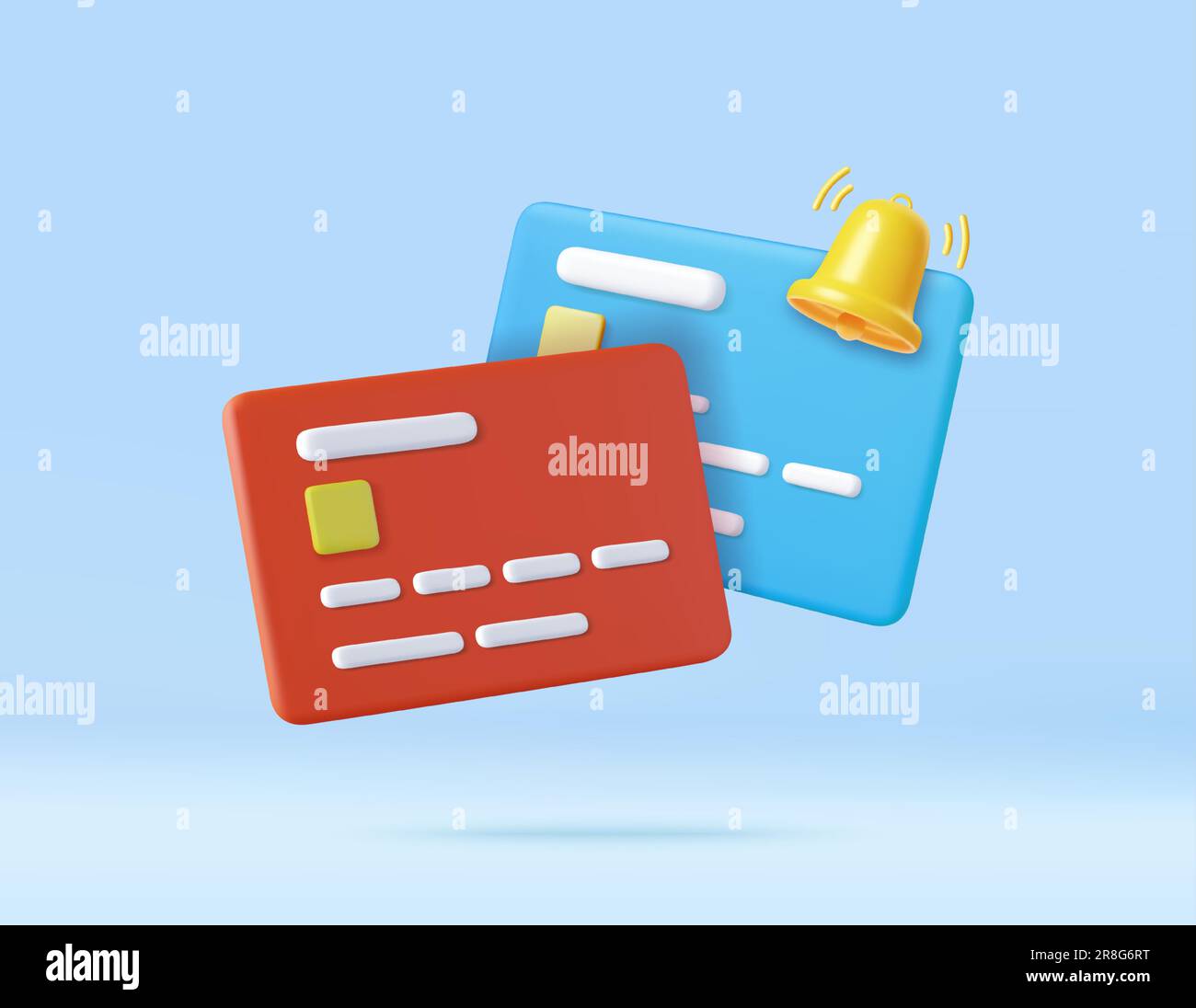 3D credit card Stock Vector Image & Art - Alamy