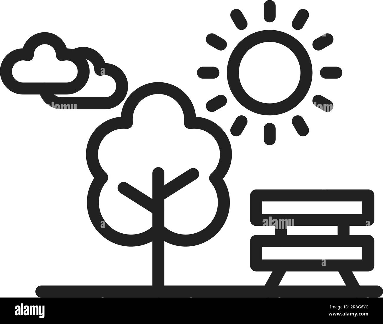 Park Icon Image Stock Vector Image & Art - Alamy