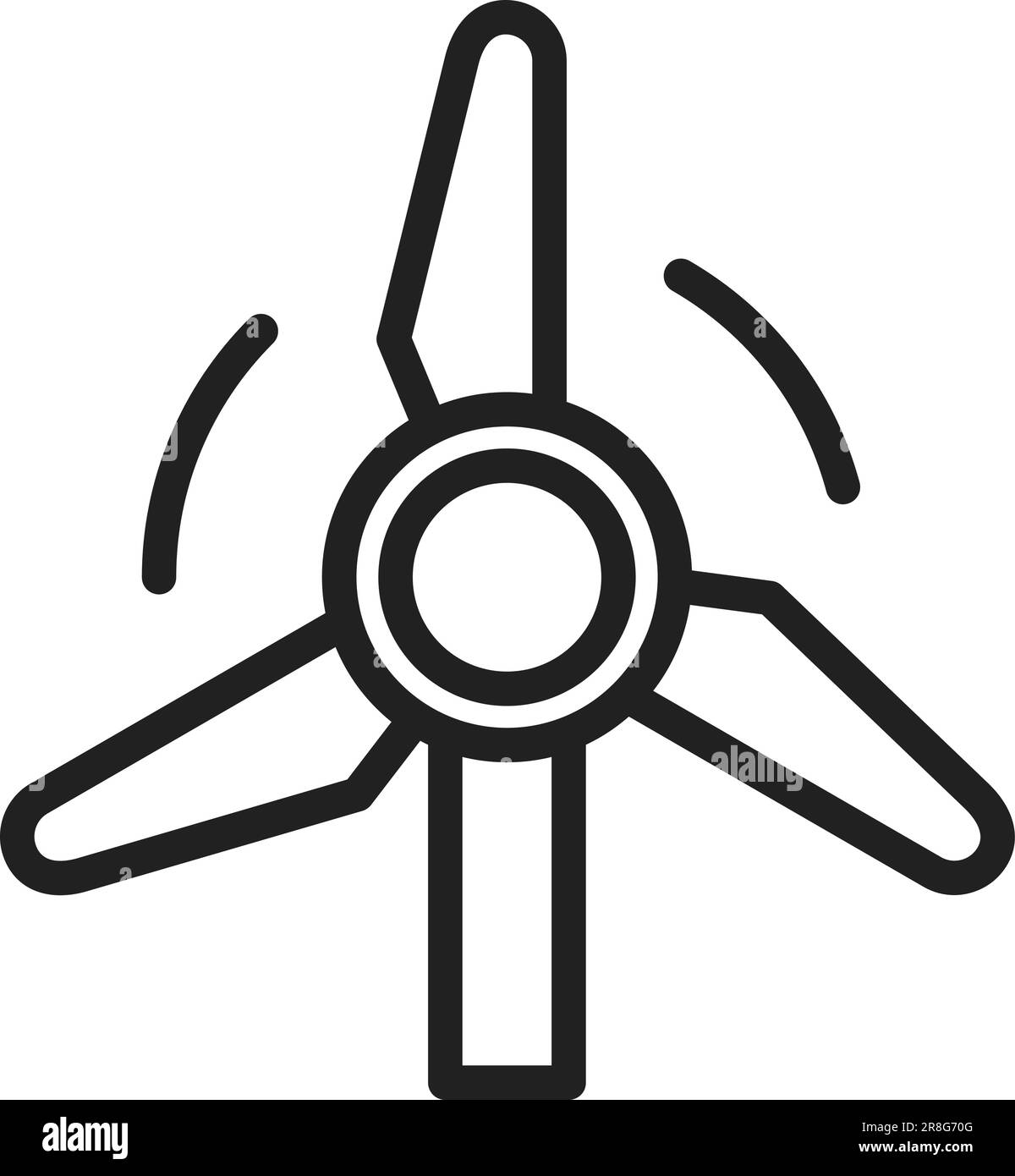 Wind energy installation Stock Vector Images - Alamy