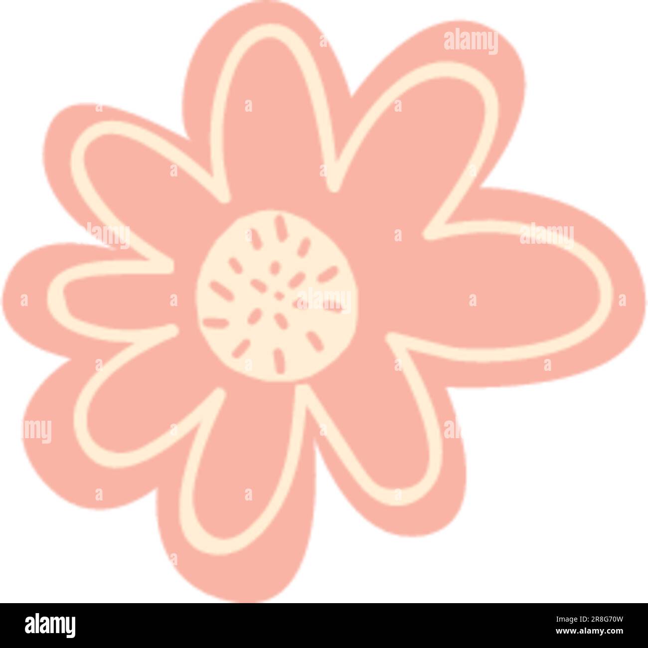 Cute Pink Flower Clipart