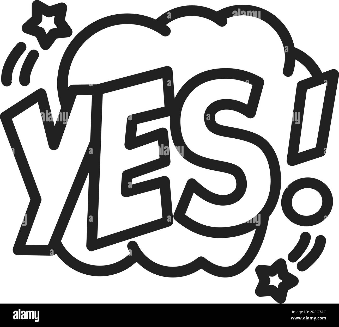 Check chat bubble Stock Vector Images - Alamy