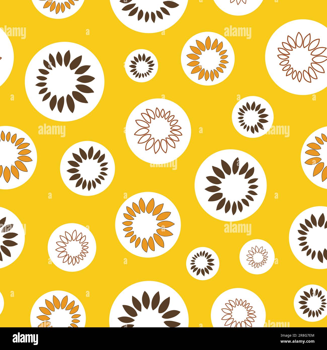 Sunflower Petal Pattern