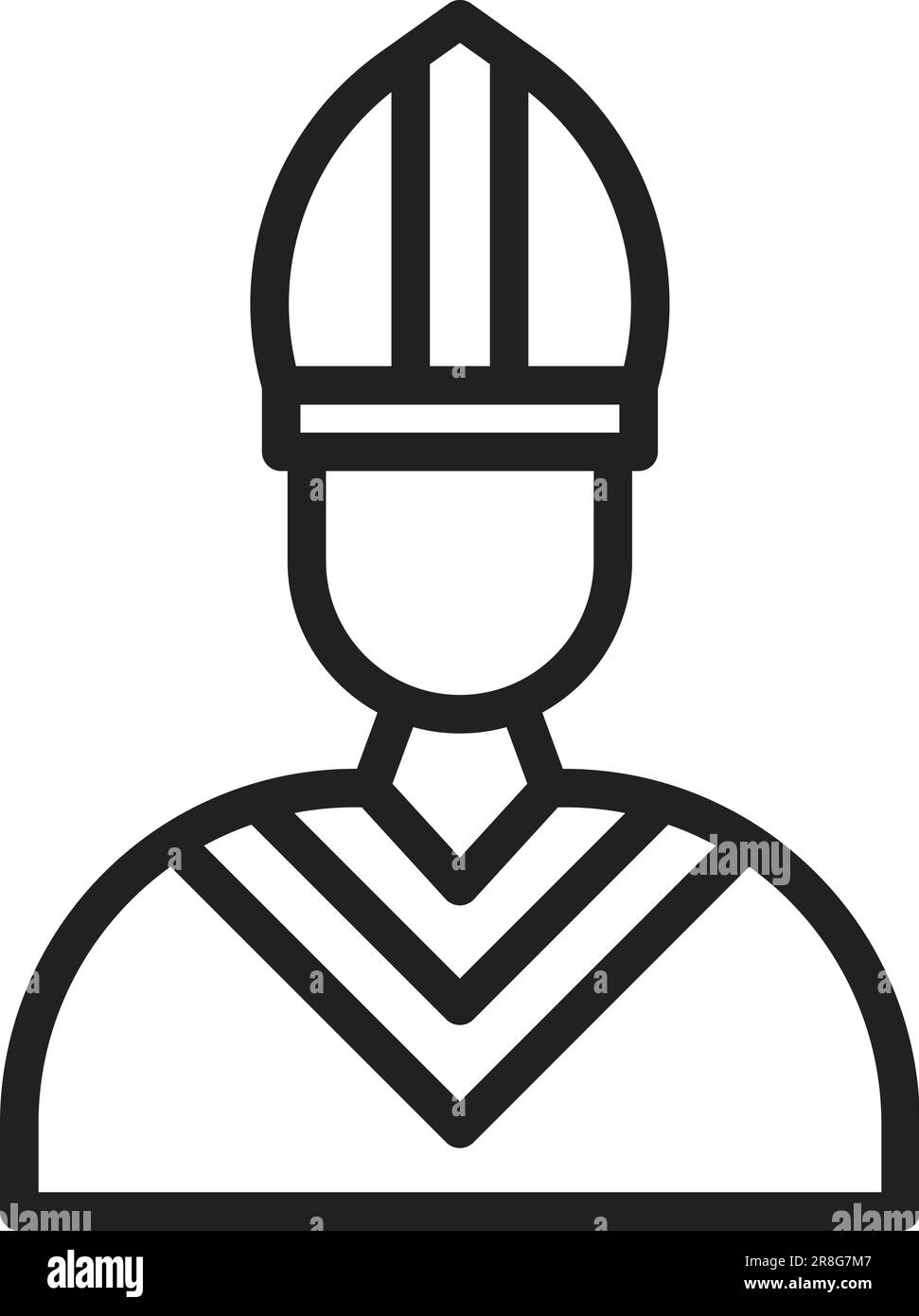 Pope symbol Stock Vector Images - Alamy