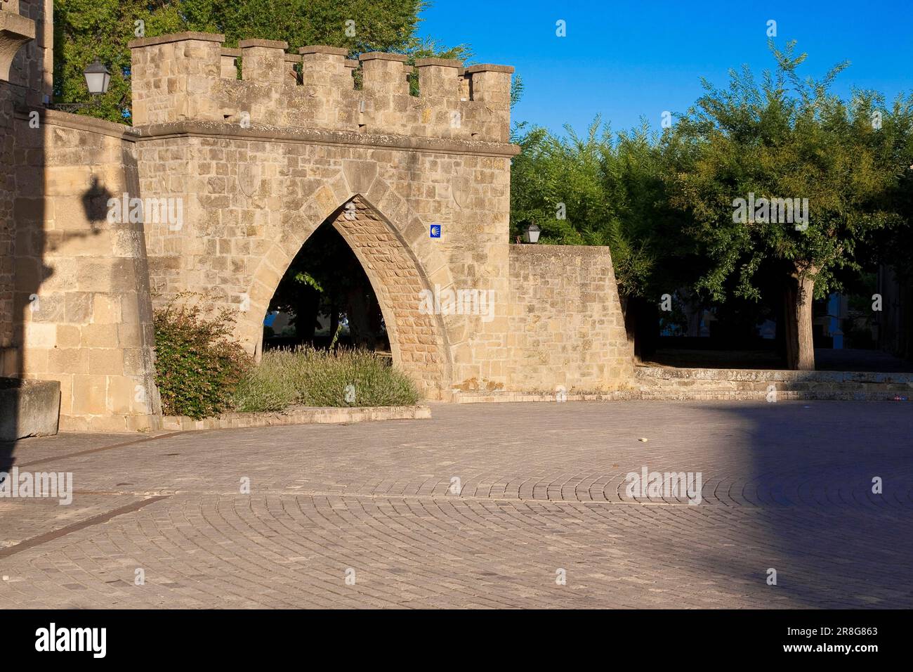 A medieval archway that has seen the pilgrimage streams of the ...