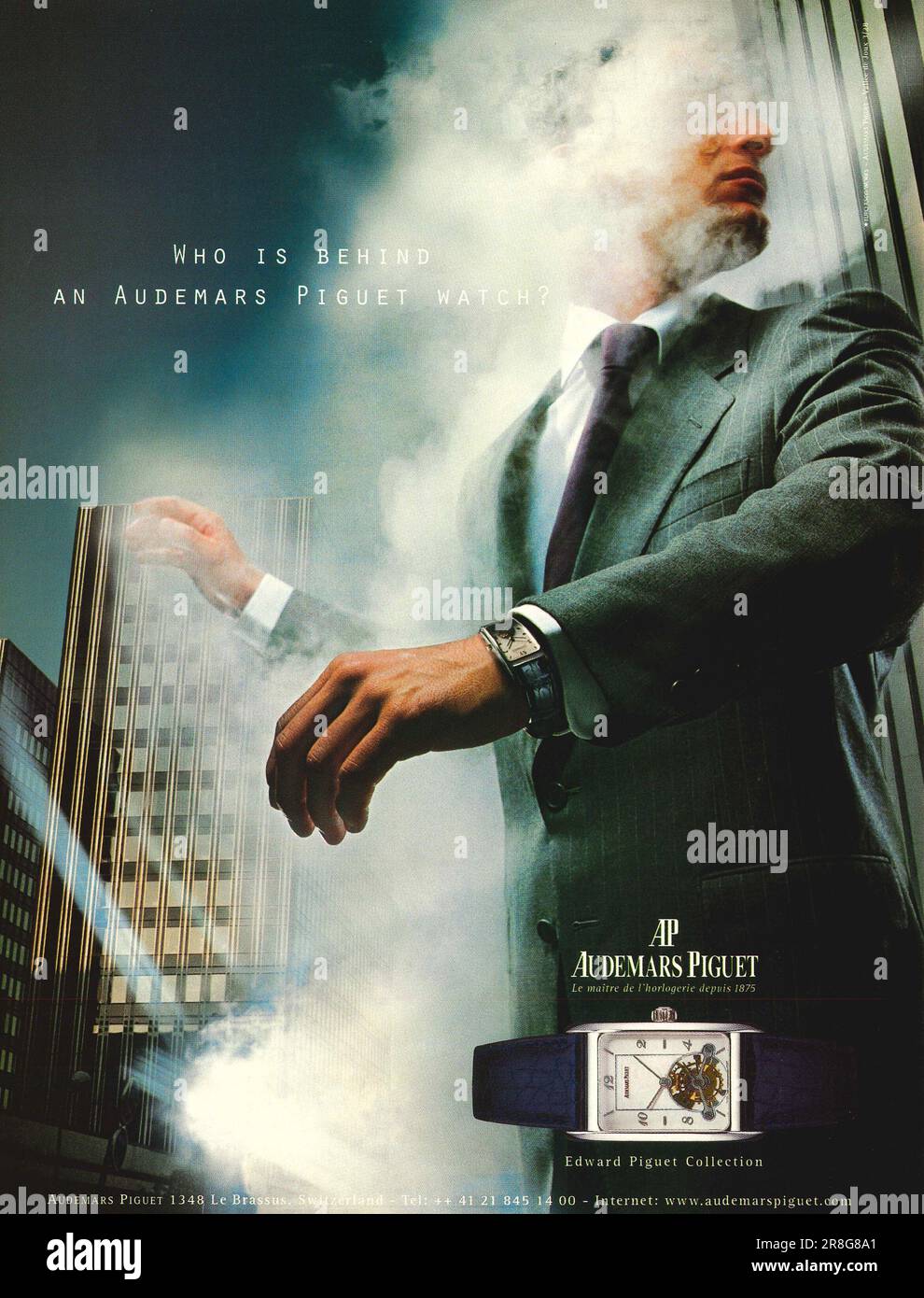 Audemars Piguet advert. Edward Piguet collection in a magazine 1999 ...