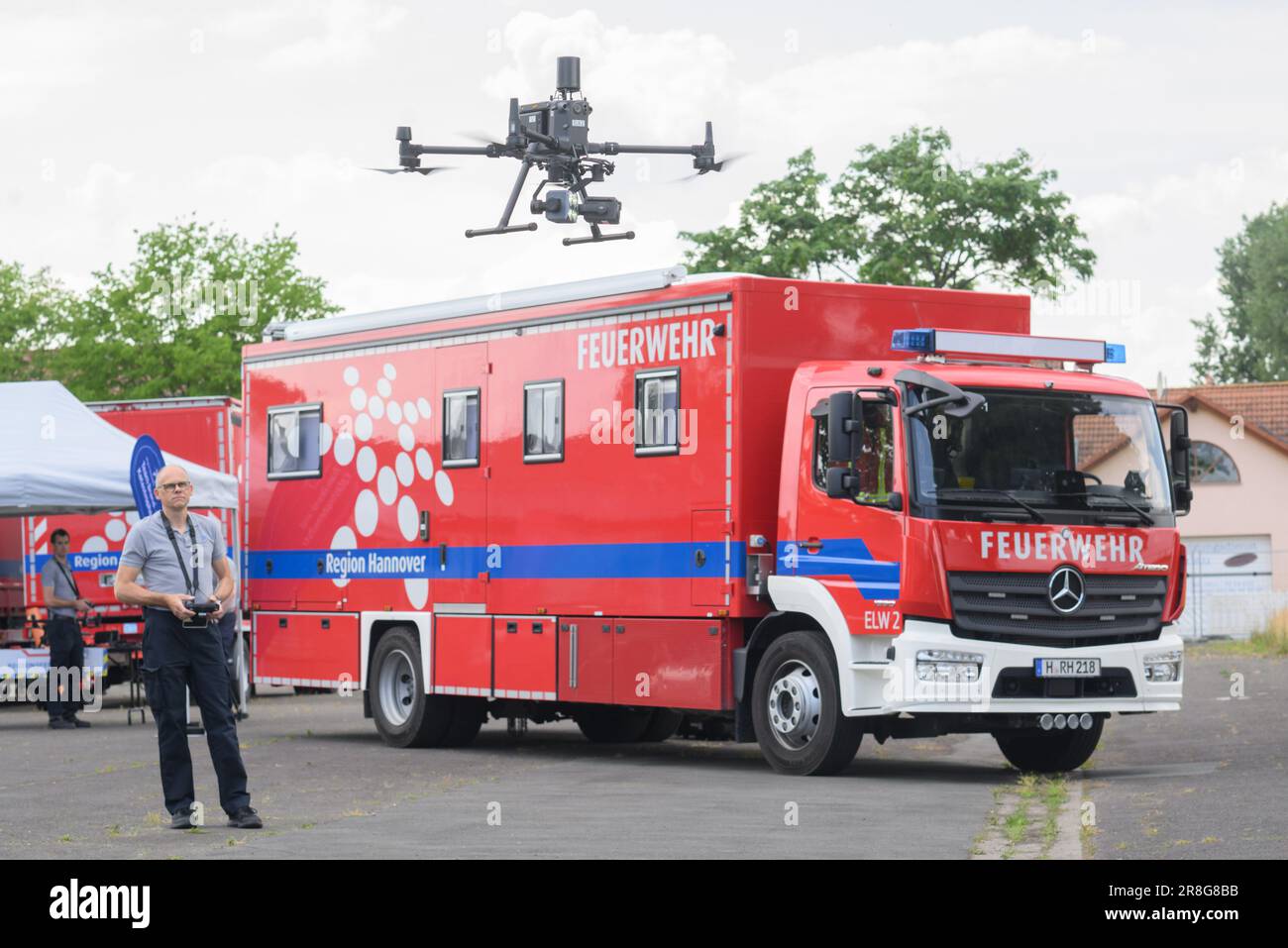 Ronnenberg, Germany. 21st June, 2023. Harald Mittendorf, firefighter ...