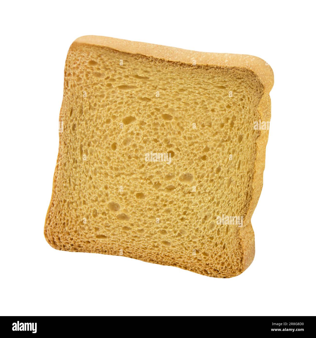 Zwieback rusk bread isolated on white background Stock Photo - Alamy
