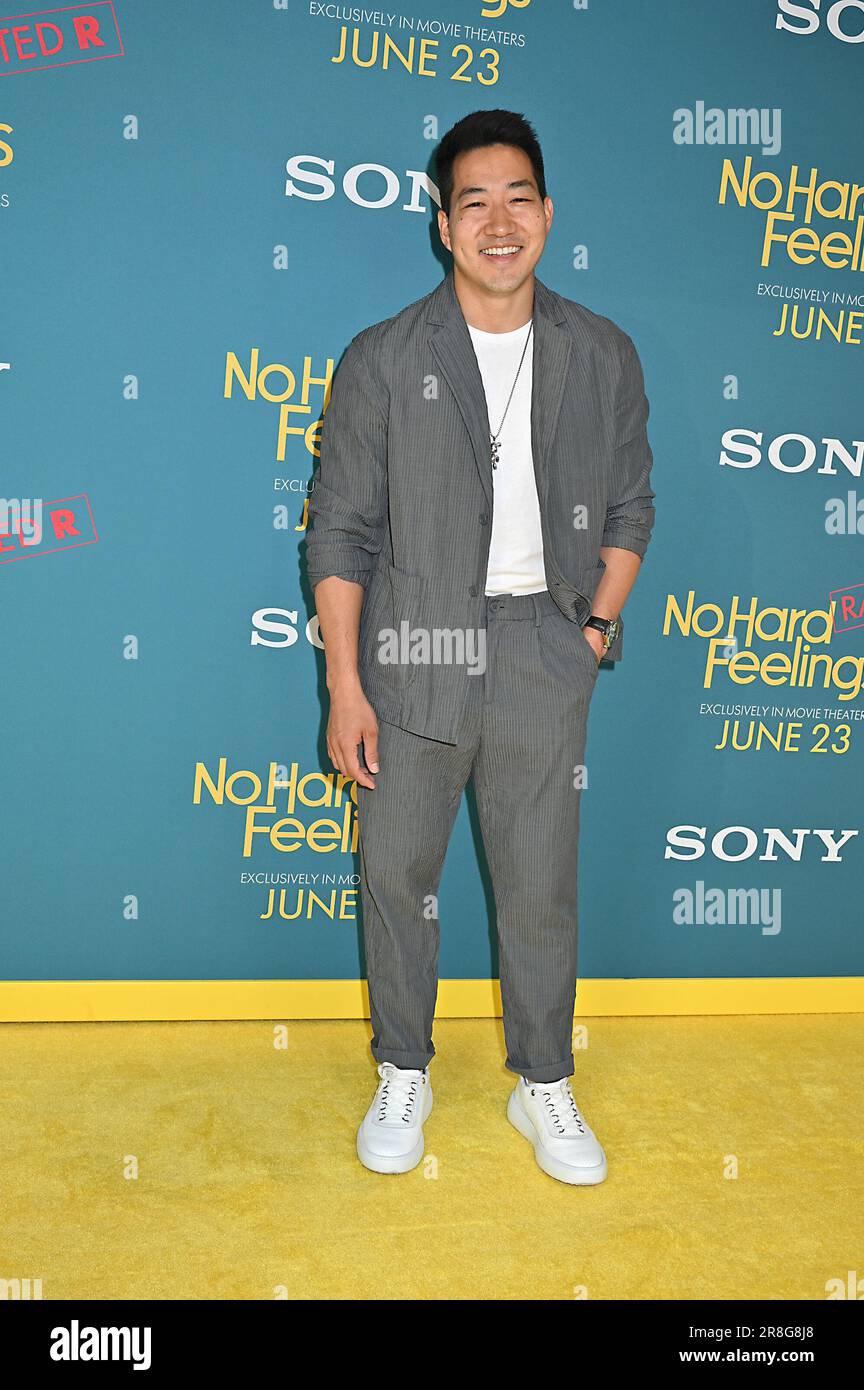 Alex Wong attends The US Premiere of "No Hard Feelings" at AMC Lincoln ...