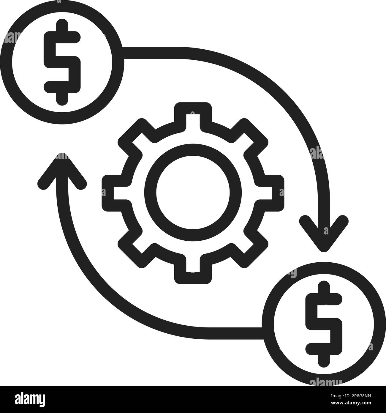 Project Revenue Icon Image Stock Vector Image & Art - Alamy