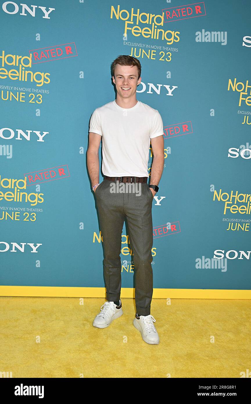 Nick Hamilton attends The US Premiere of "No Hard Feelings" at AMC ...