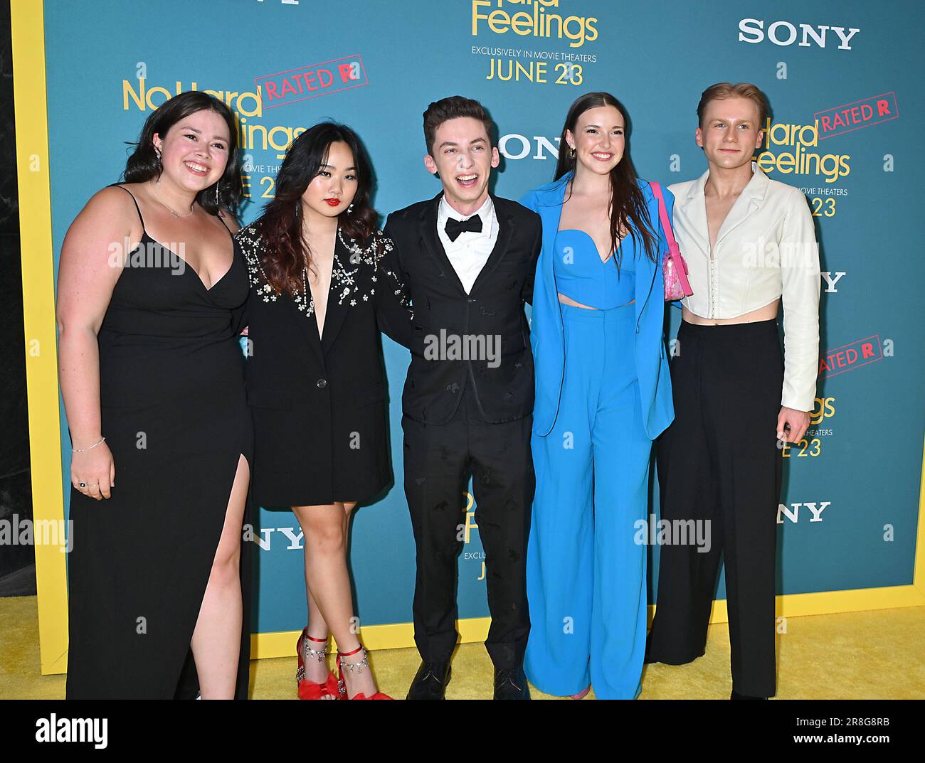 Andrew Feldman and girlfriend and friends attend The US Premiere of "No ...