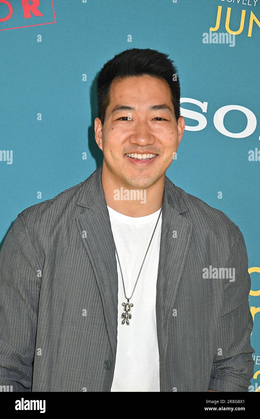 Alex Wong attends The US Premiere of "No Hard Feelings" at AMC Lincoln ...