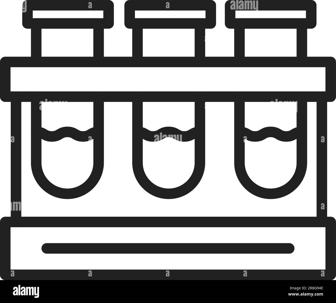 Science experiment test tubes Black and White Stock Photos & Images - Alamy