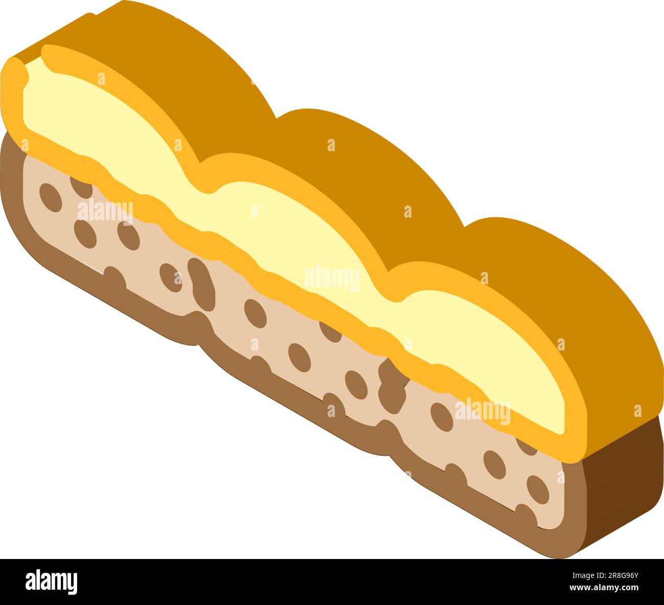 Brioche burger gourmet meal Stock Vector Images - Alamy