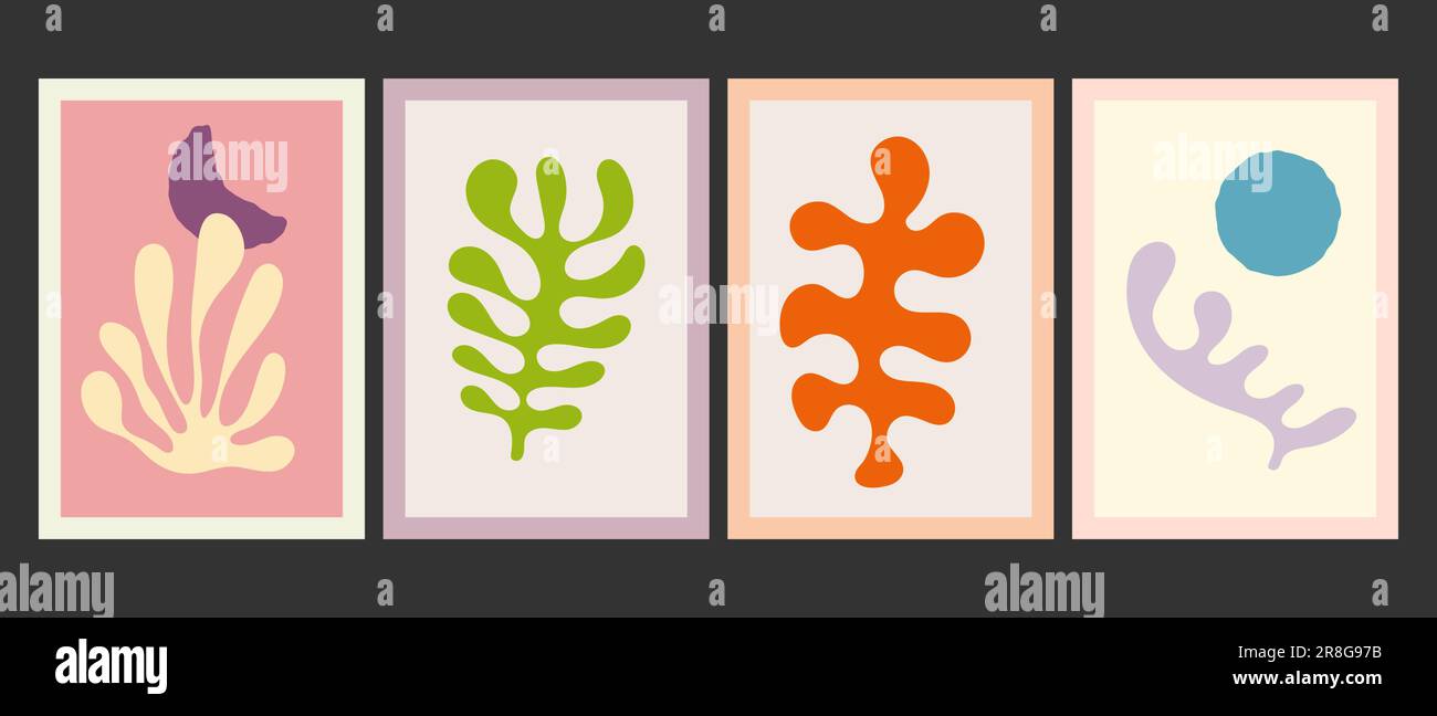 Layout of an abstract painting. Template for print, banner, poster and ...