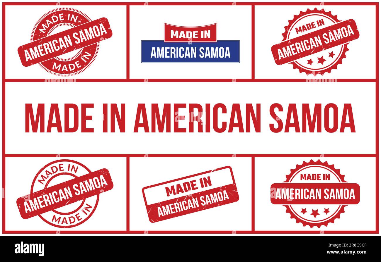 Made in american samoa Cut Out Stock Images & Pictures - Alamy