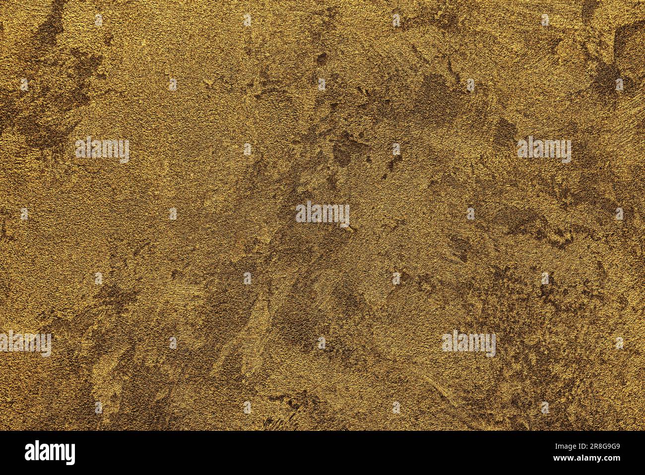 Texture of golden decorative plaster or concrete. Abstract gold grunge ...