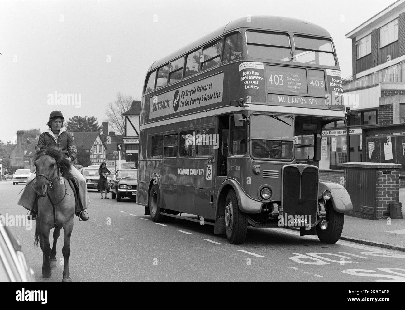 London Country RT 1018 at Warlingham Green Stock Photo - Alamy