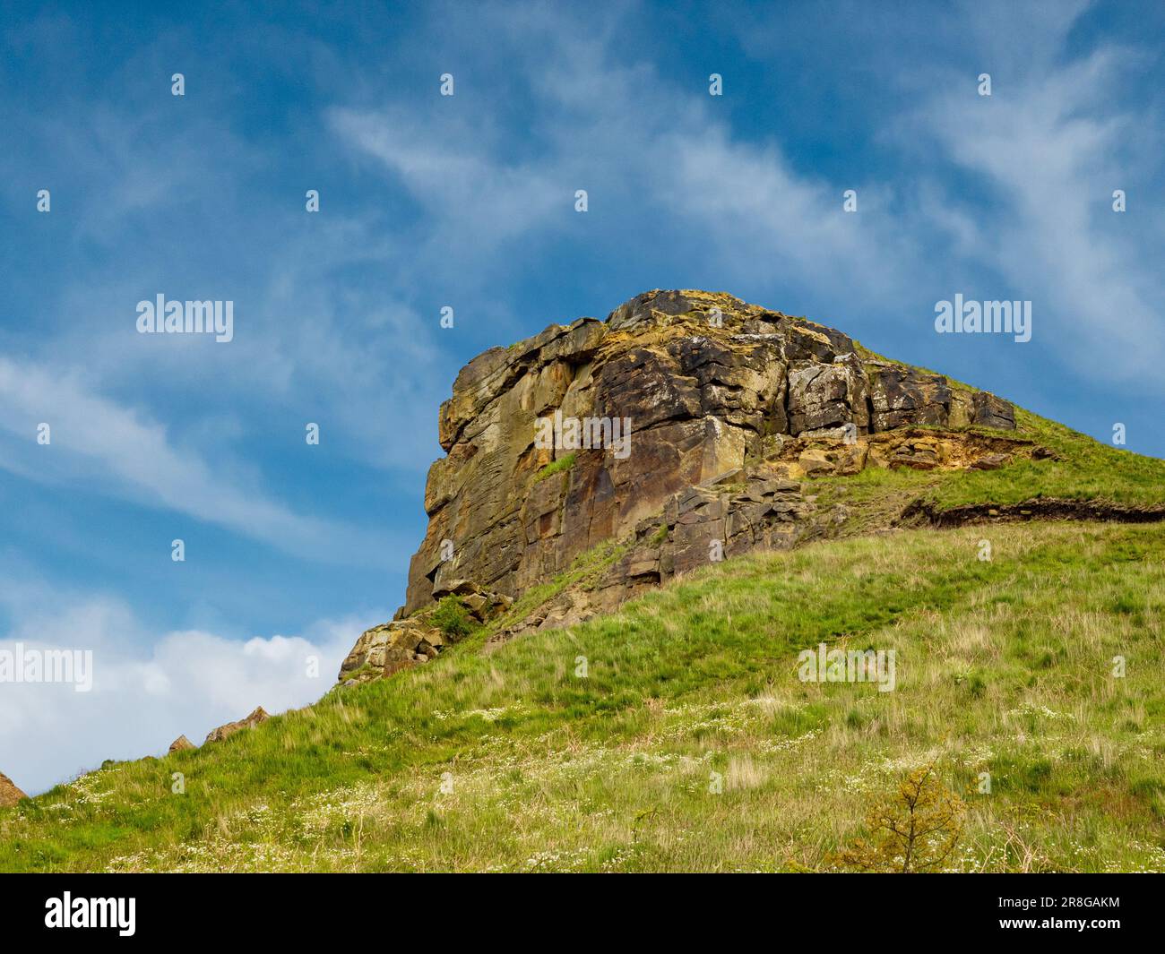 Roseberry topping summit top hi-res stock photography and images - Alamy