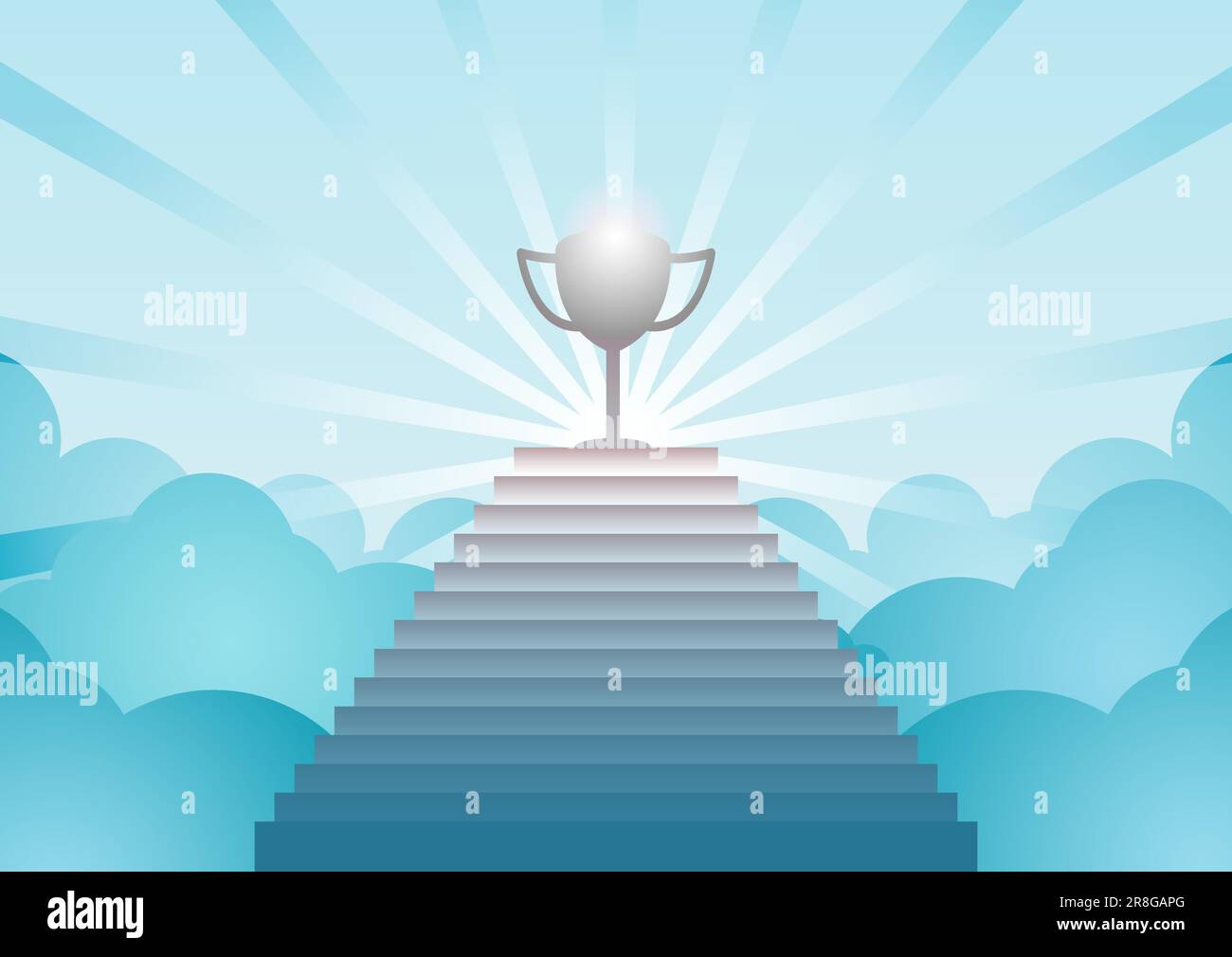 Stairway to success Stock Vector Images - Alamy