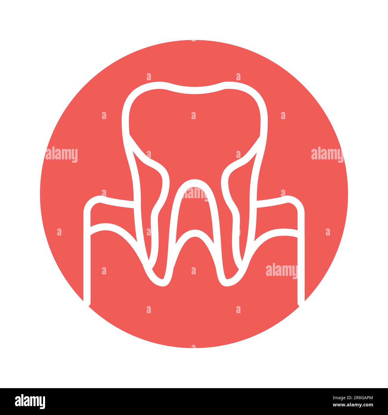 Periodontitis Color Line Icon Isolated Vector Element Outline Pictogram For Web Page Mobile