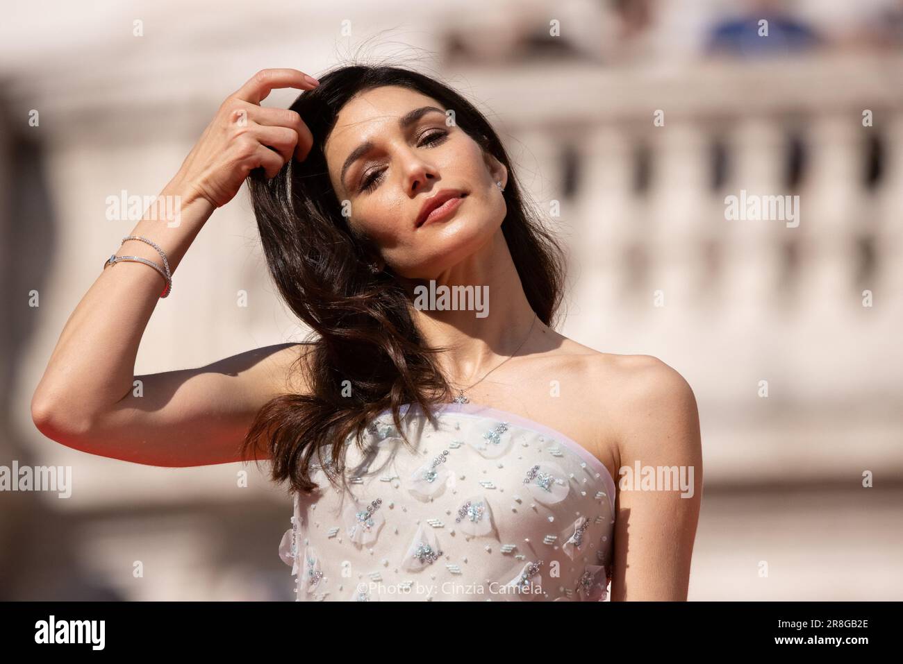 Mariela Garriga attends the Red Carpet at the Global Premiere of ...