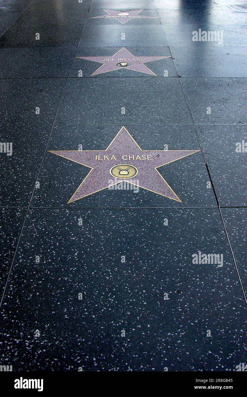 Walk of frame at hollywood hi-res stock photography and images - Alamy