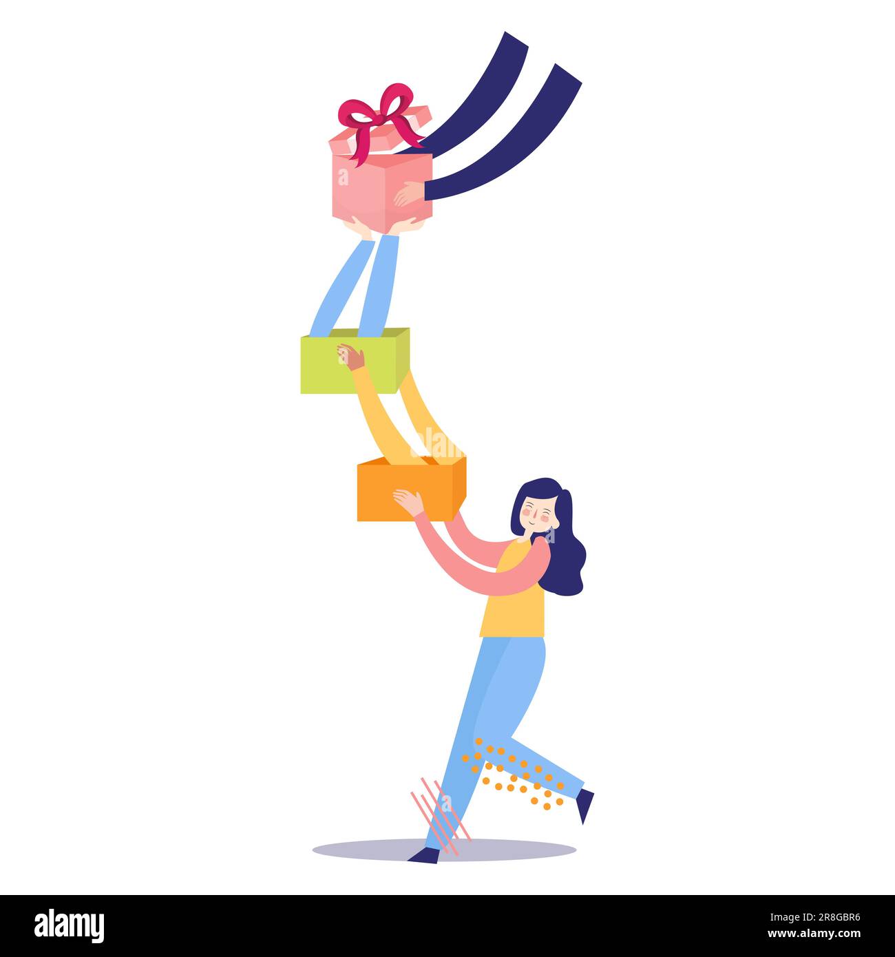 giveaway prize winner contest competition event giving reward gift box ...