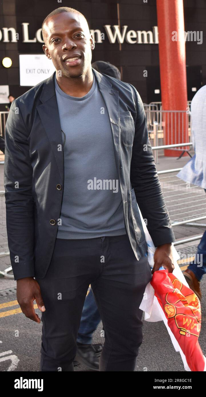 London Uk Ex Manchester City Player Nedum Onuoha At Manchester City Post Fa Cup Victory Party