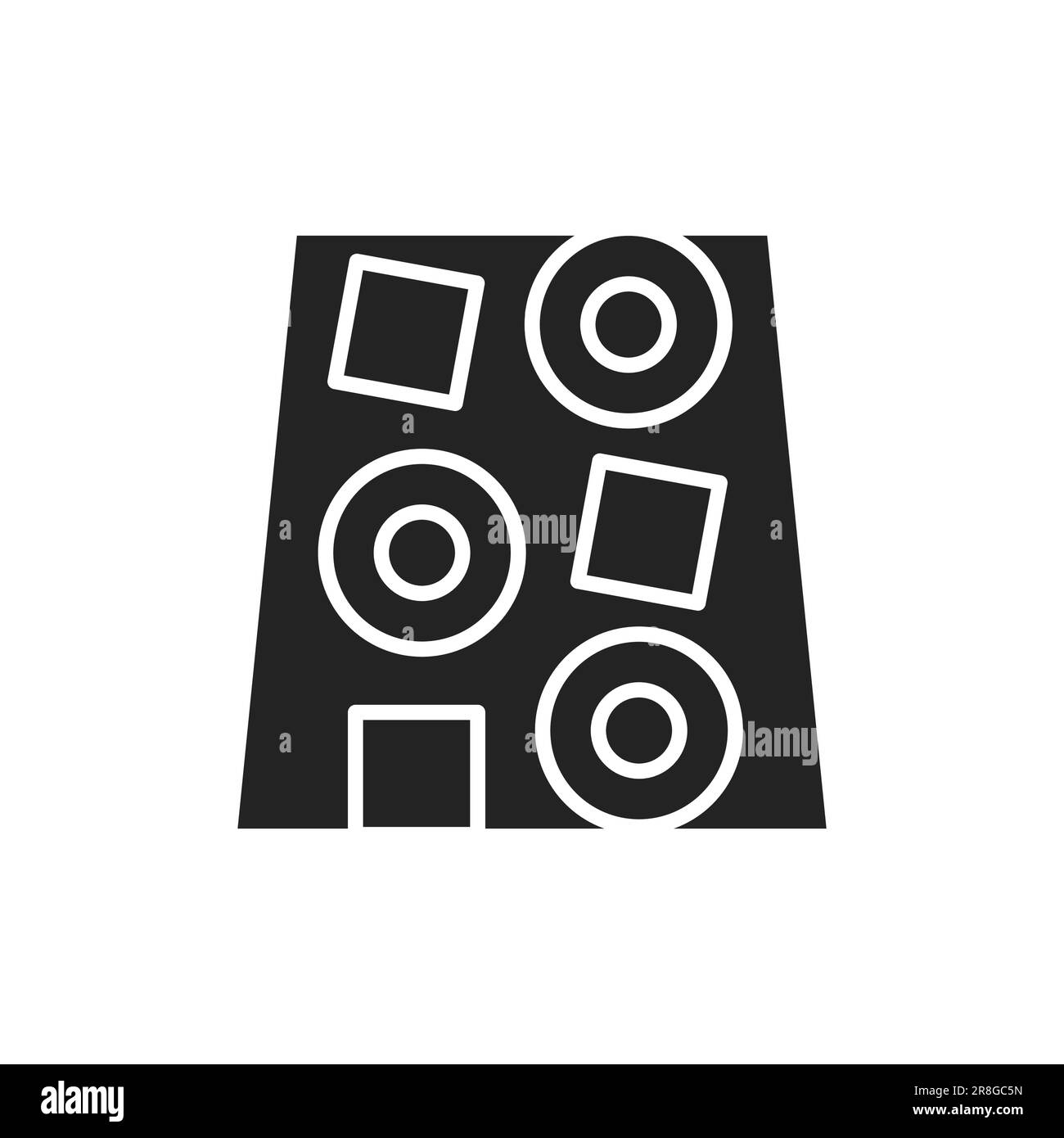 Diabetes color line icon. Isolated vector element. Outline pictogram ...