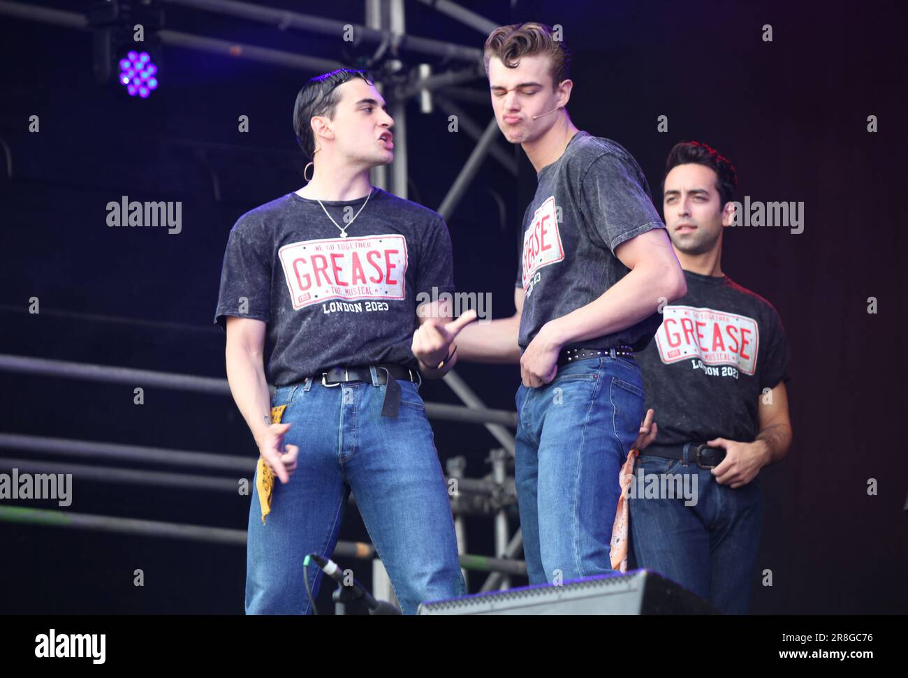 London, UK. Callum Henderson and Solomon Davy in a performance of ...
