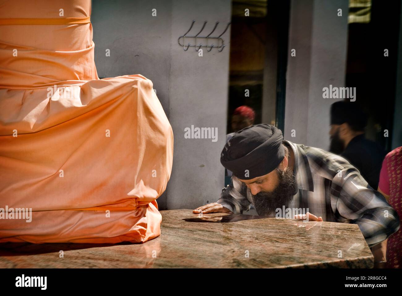 Adoration of The Gurdwara Flag, Sikh Community, Sikhdharma Gurdwara ...