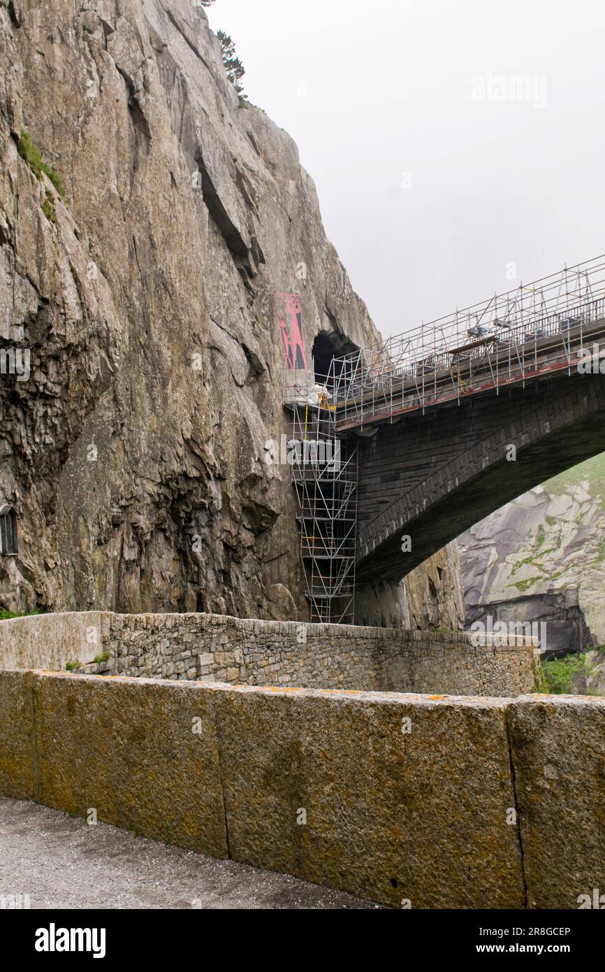 Devil Bridge, Surrounding of Andermatt, Switzerland Stock Photo - Alamy