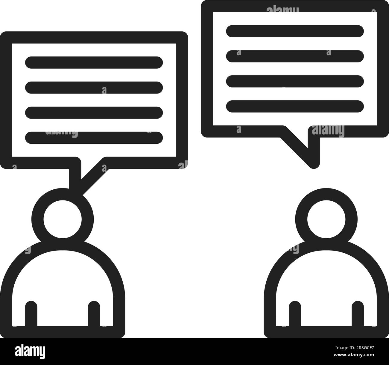 Talk icon hi-res stock photography and images - Alamy