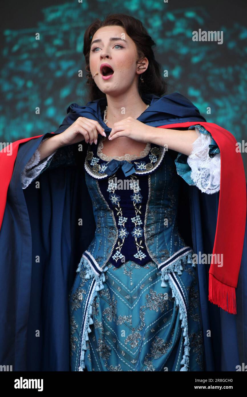 London, UK. Holly-Anne Hull in the musical Phantom of the Opera at West ...