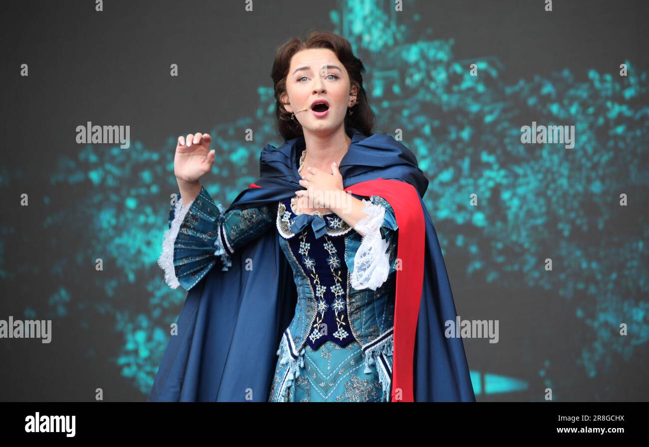 London, UK. Holly-Anne Hull in the musical Phantom of the Opera at West ...