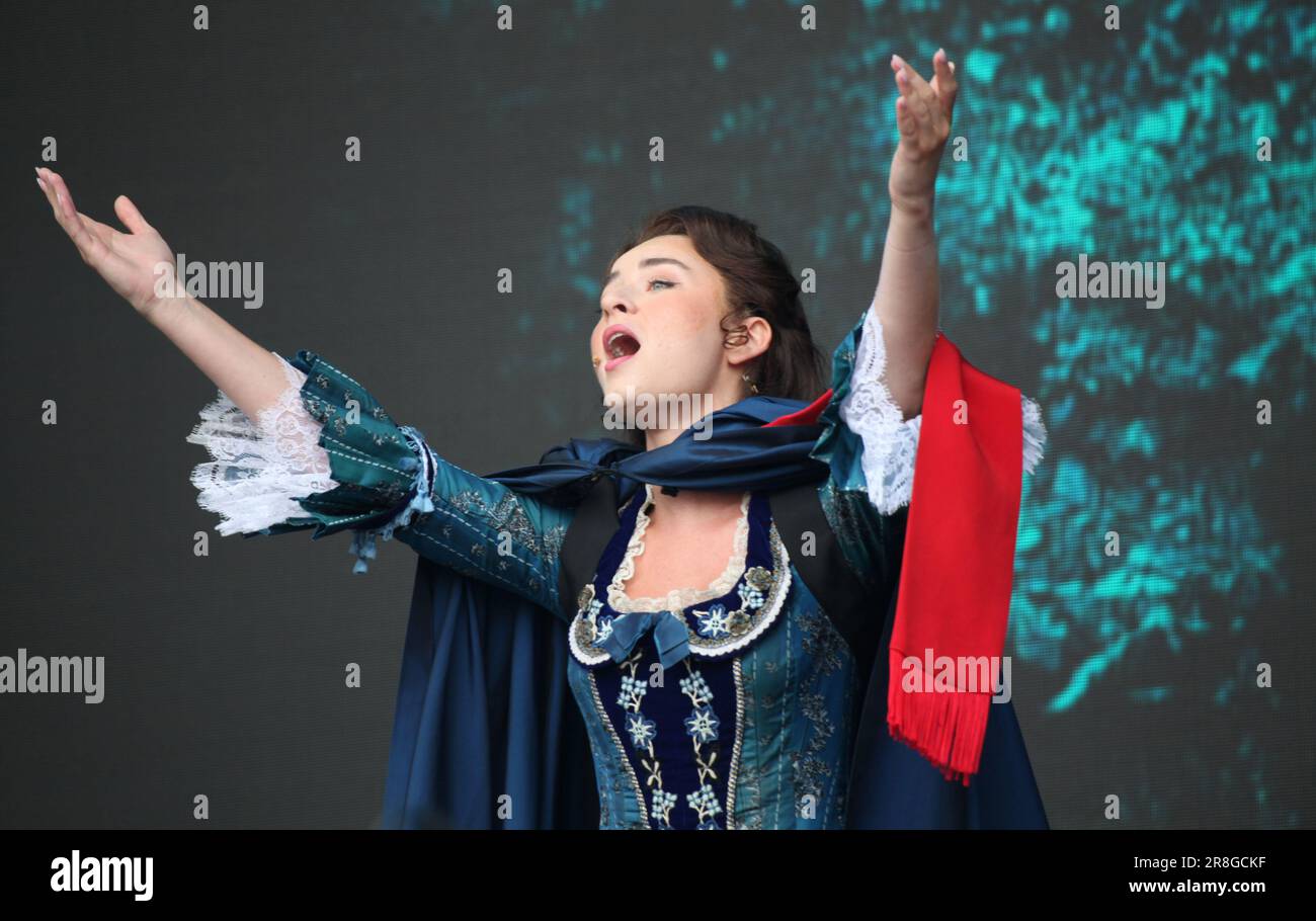 London, UK. Holly-Anne Hull in the musical Phantom of the Opera at West ...