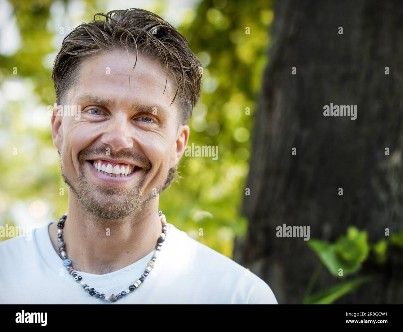 AMSTERDAM - 21/06/2023, Andre Hazes during the presentation of the ...