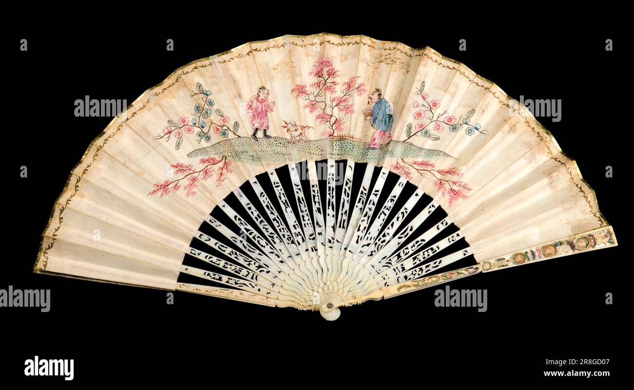 Fan 1770-1780 by Unidentified (Dutch Stock Photo - Alamy