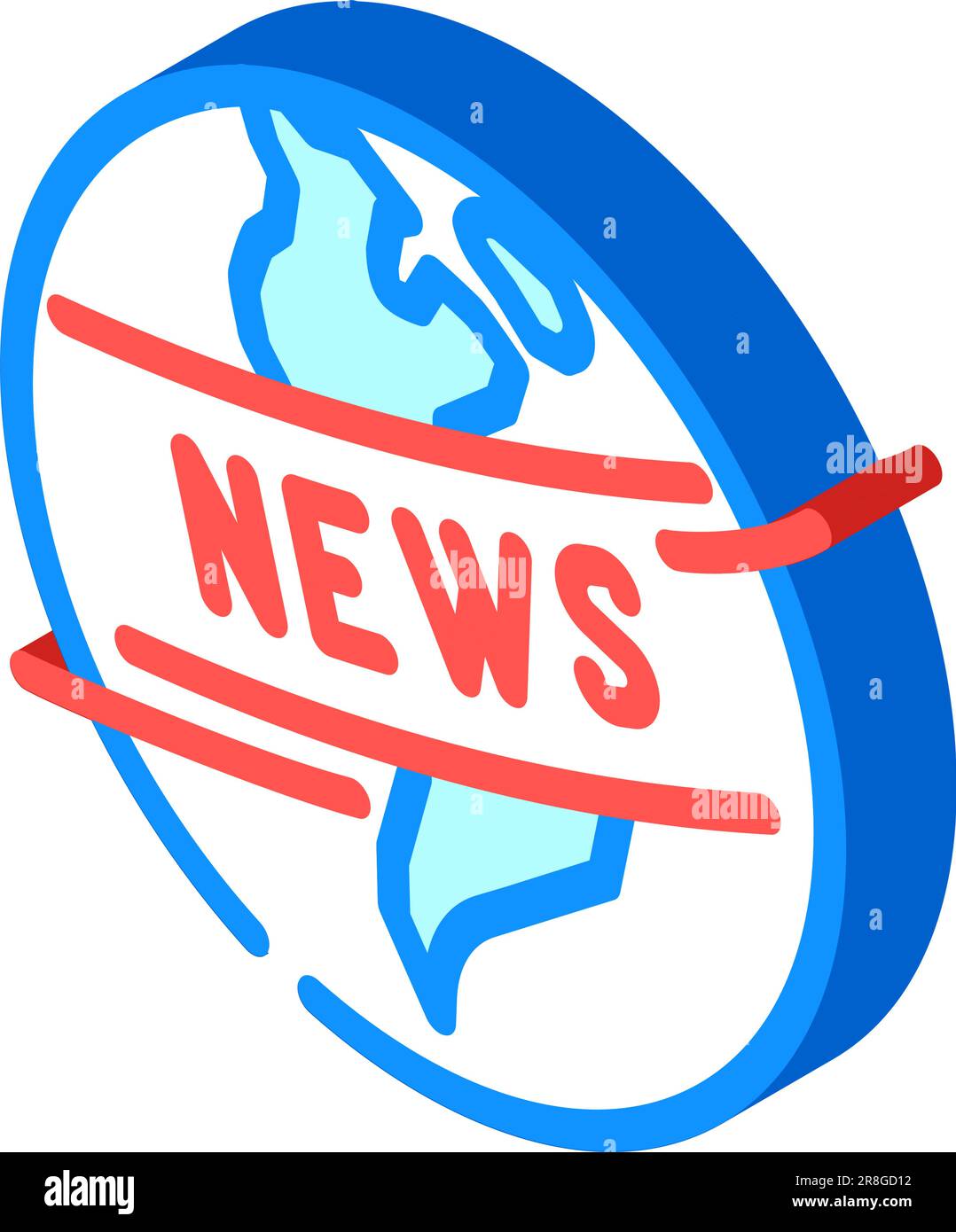 News backdrop 3d world map Stock Vector Images - Alamy