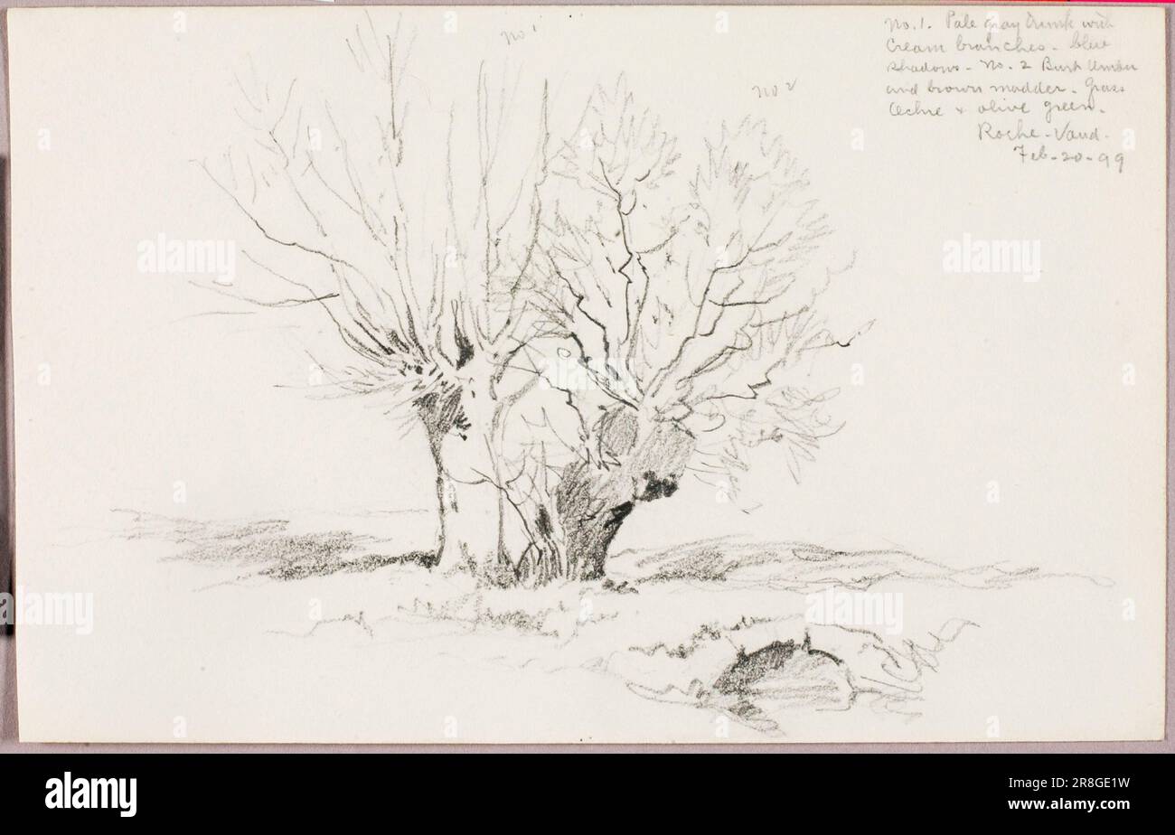 Roche Vaud 1899 by George Elbert Burr, born Monroe Falls, OH 1859-died ...