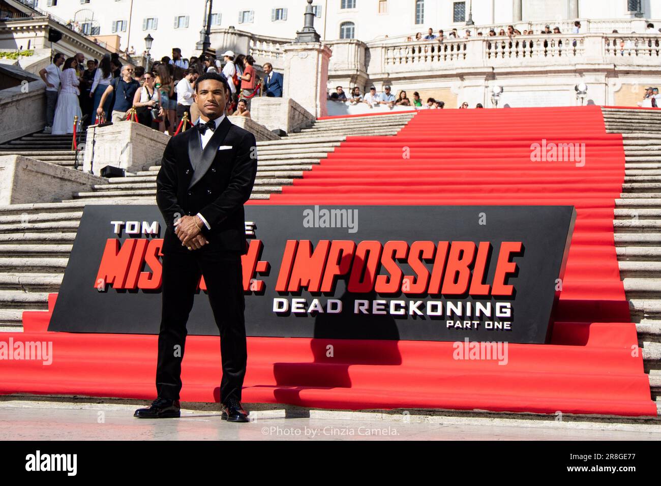 Rome, Italy. 19th June, 2023. reg Tarzan Davis (in a Cucinelli dress ...