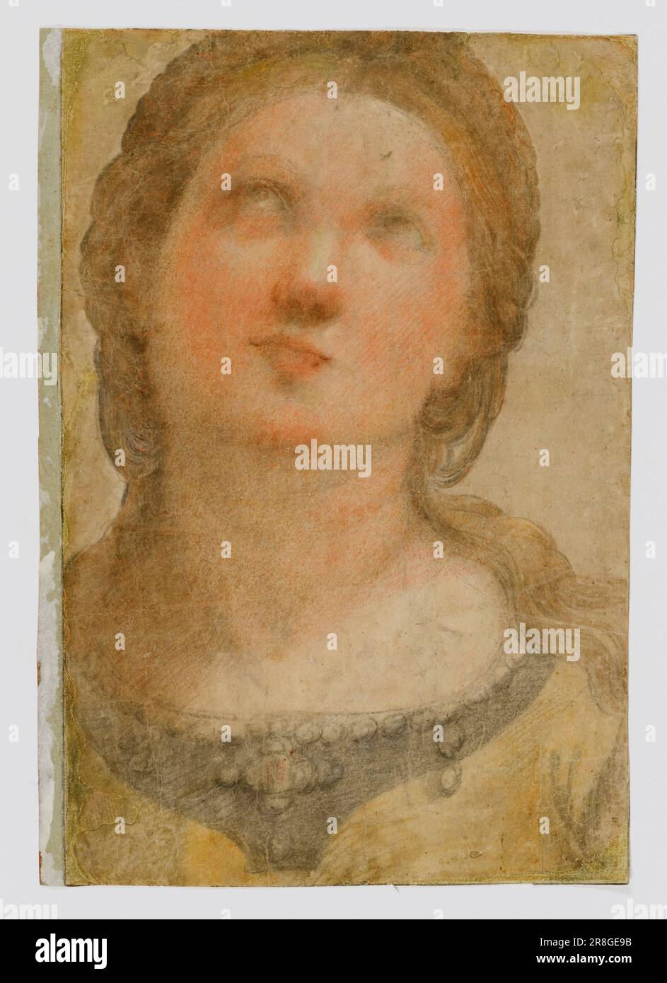 Head of Saint Cecelia [] by Francisco De Maria Stock Photo - Alamy
