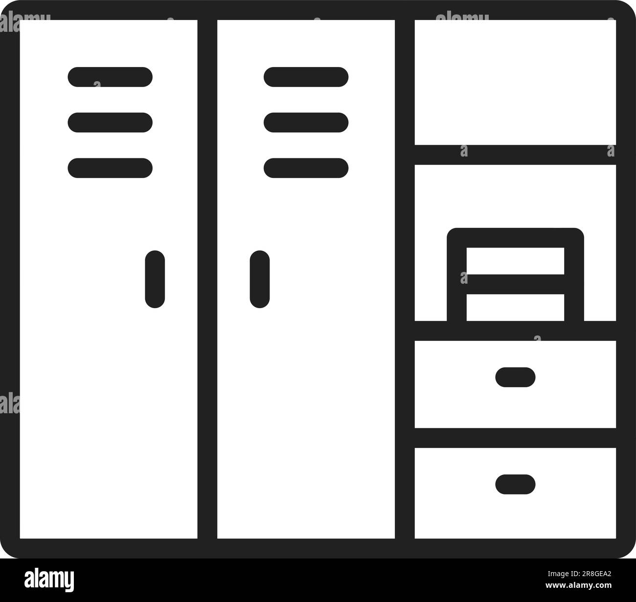 Wardrobe Icon Image Stock Vector Image & Art - Alamy