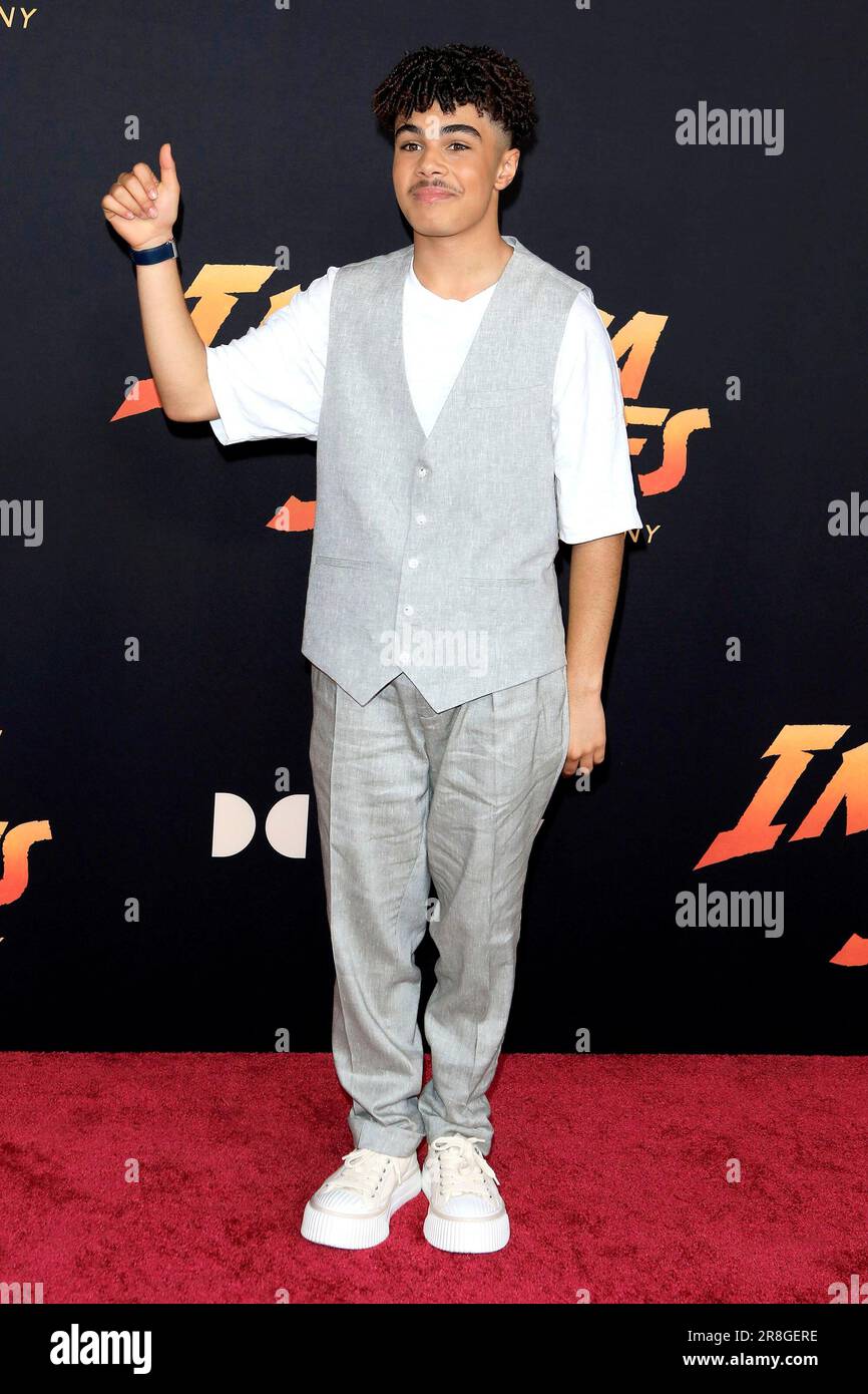 Ethann Isidore at arrivals for INDIANA JONES AND THE DIAL OF DESTINY ...